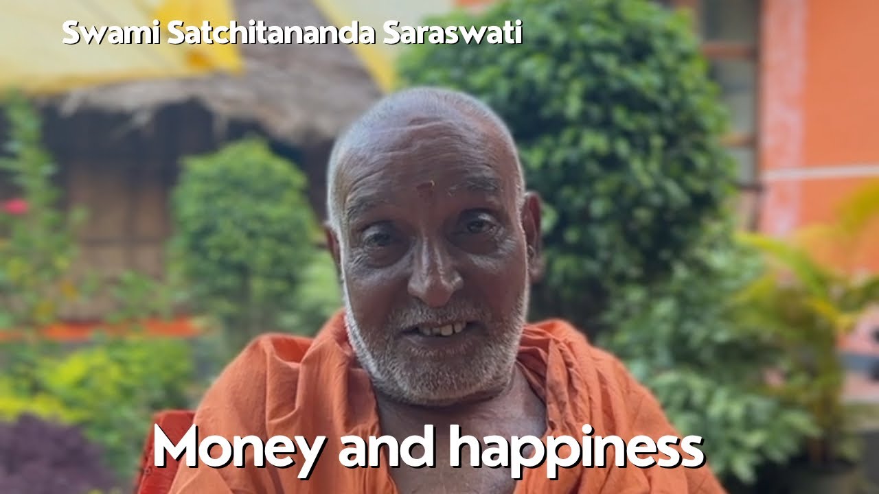 Money and happiness | Swami Satchitananda - YouTube