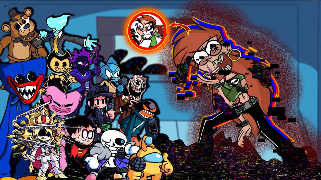 FNF Wish Come True But Different Characters Sing It 🎵(Everyone Sings ...