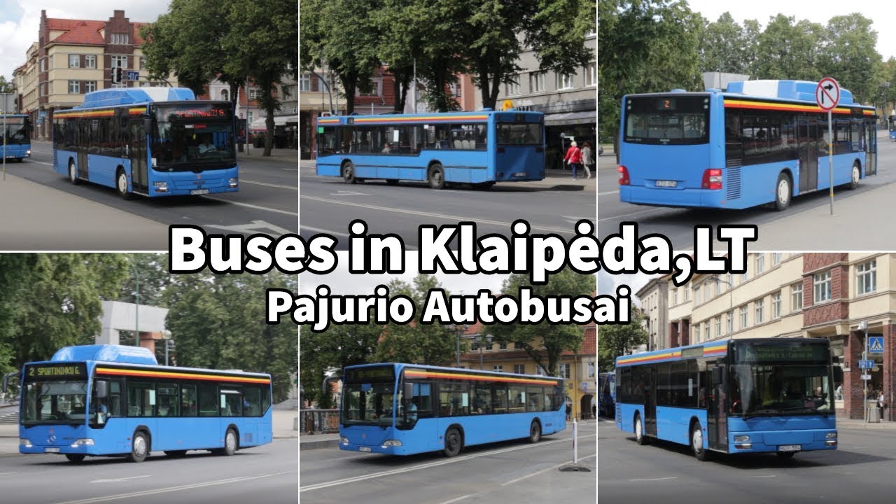 Buses in Klaipėda,LT | Pajurio Autobusai - YouTube