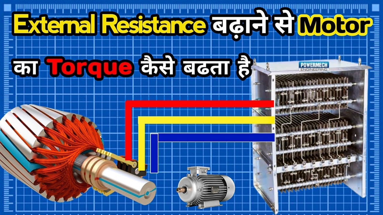 How Starting Torque Increase by Increasing Rotor Resistance? मोटर के ...