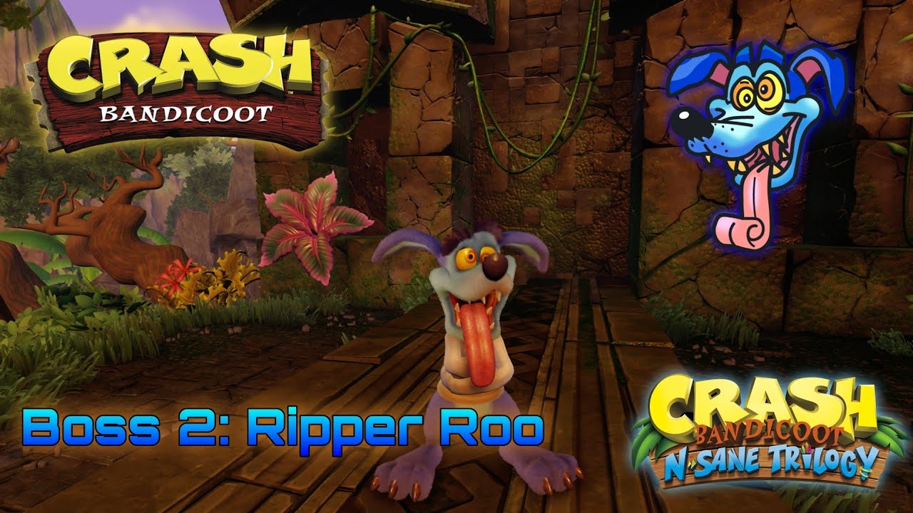 Crash Bandicoot (PS4/PS5) Boss 2: Ripper Roo - YouTube