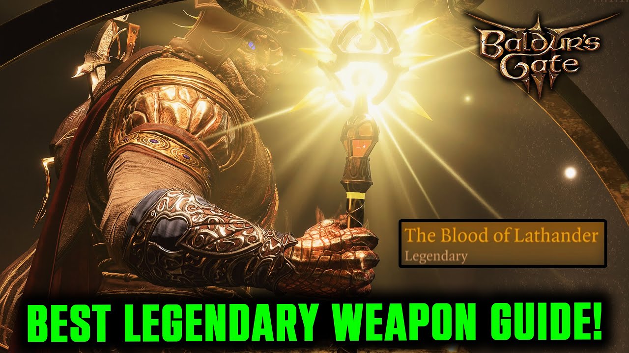BEST LEGENDARY Weapon Early in Baldur's Gate 3 - Blood of Lathander ...