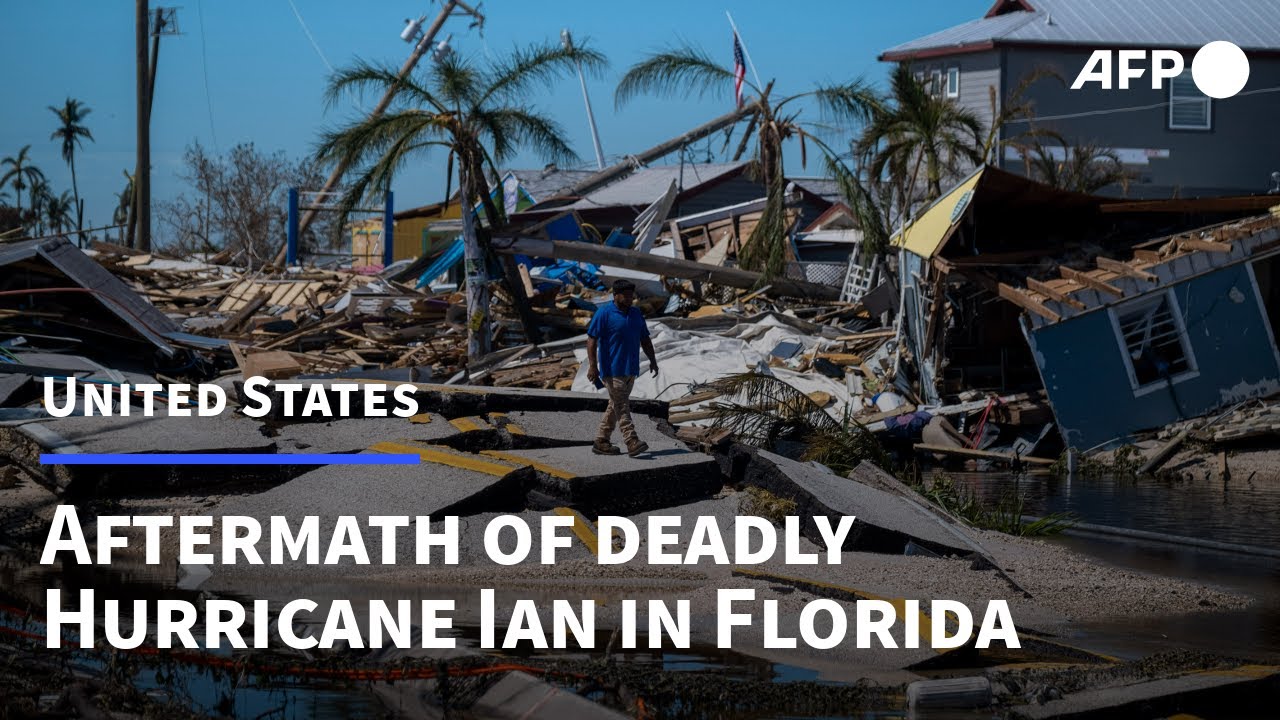 Aerial images show the aftermath of deadly Hurricane Ian in Florida ...
