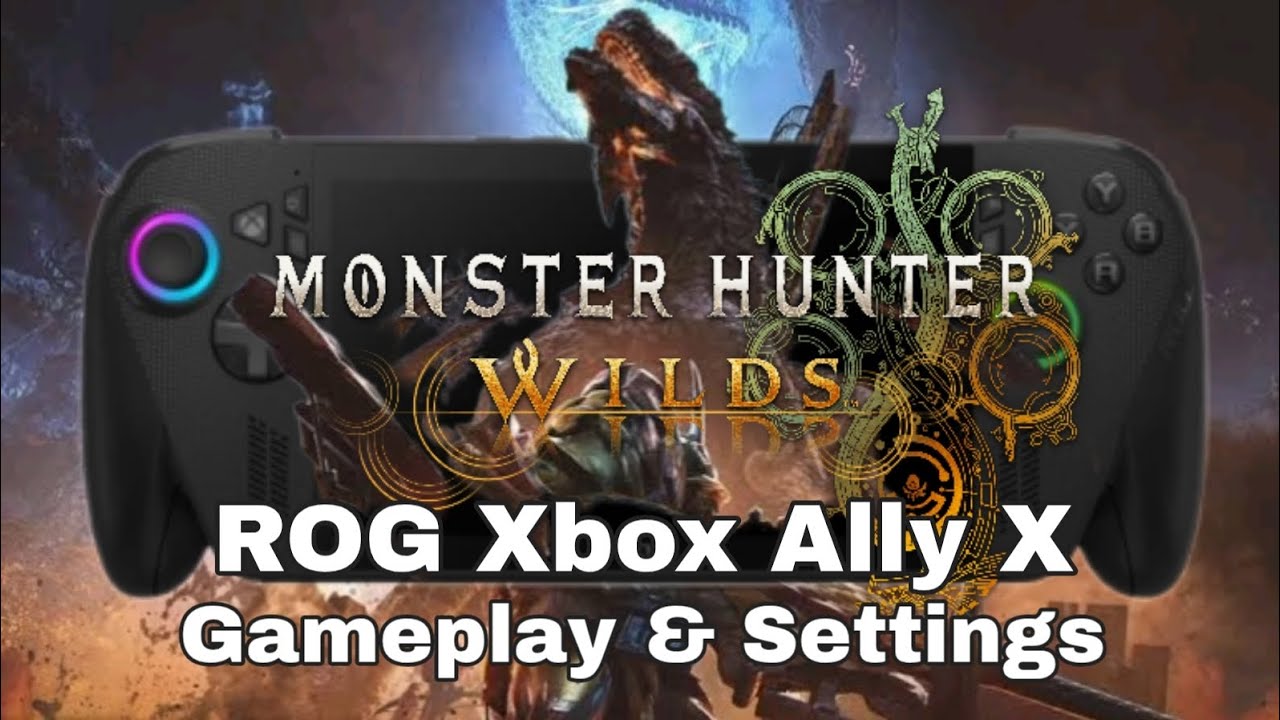 Monster Hunter Wilds Gameplay Performance on ROG Xbox Ally X | Best ...