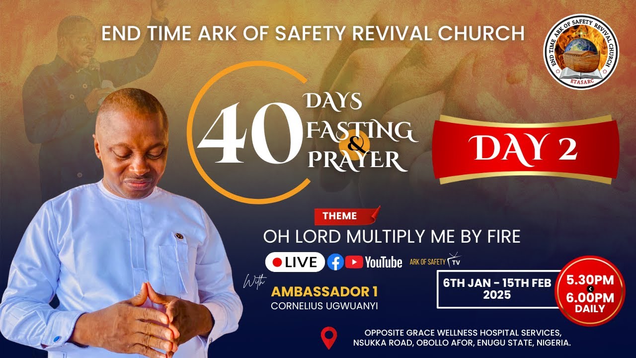 40 DAYS FASTING AND PRAYER || DAY 2 || 07-01-2025 - YouTube