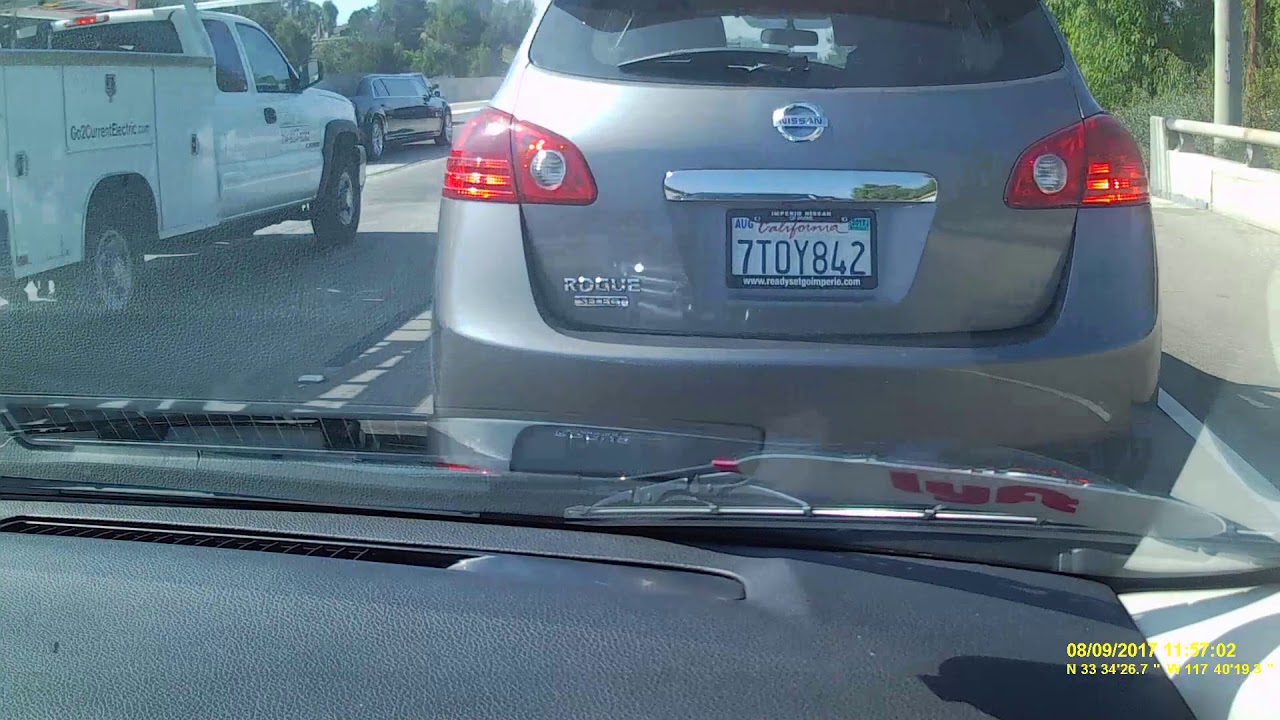 Rear-ended on the freeway - YouTube