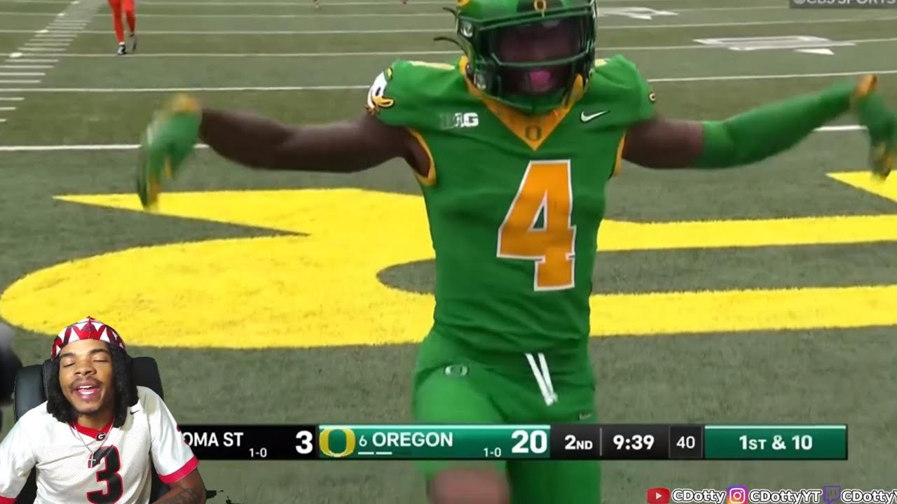 TURN OFF THE SCOREBOARD!!! #6 Oregon vs Oklahoma State Full Highlights ...