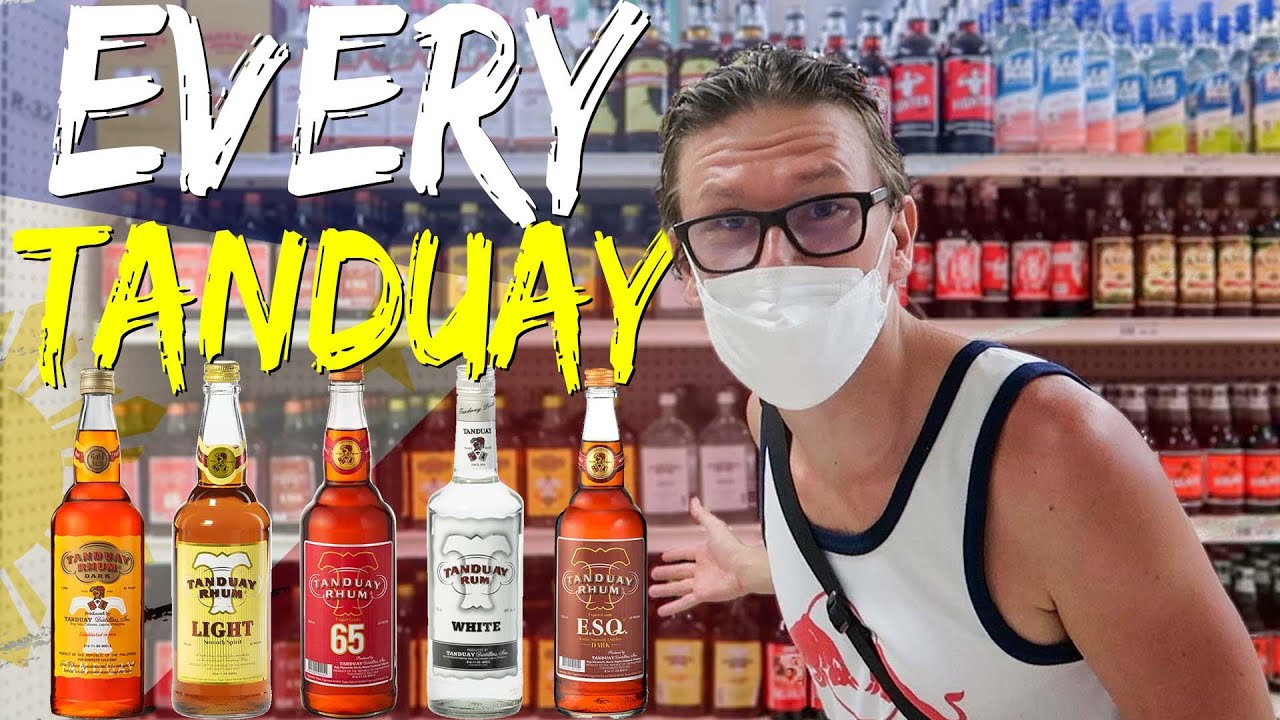 South African's taste all the different Tanduay's - YouTube