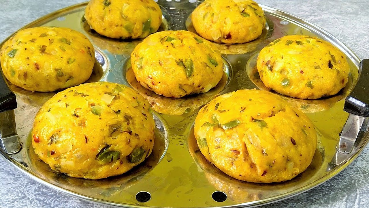 New Breakfast Recipe | Wheat flour Breakfast | Wheat Dhokla Recipe ...