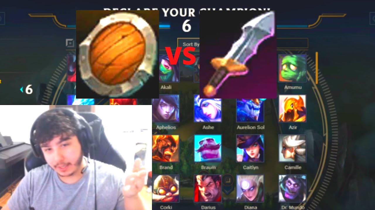 Broken Blade On When To Use Doran's Shield vs Doran's Blade - YouTube