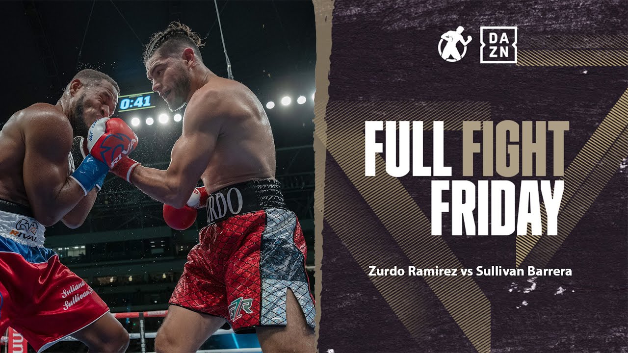 Full Fight | Zurdo Ramirez vs Sullivan Barrera! Zurdo Ramirez In His Golden Boy Debut! (FREE ...