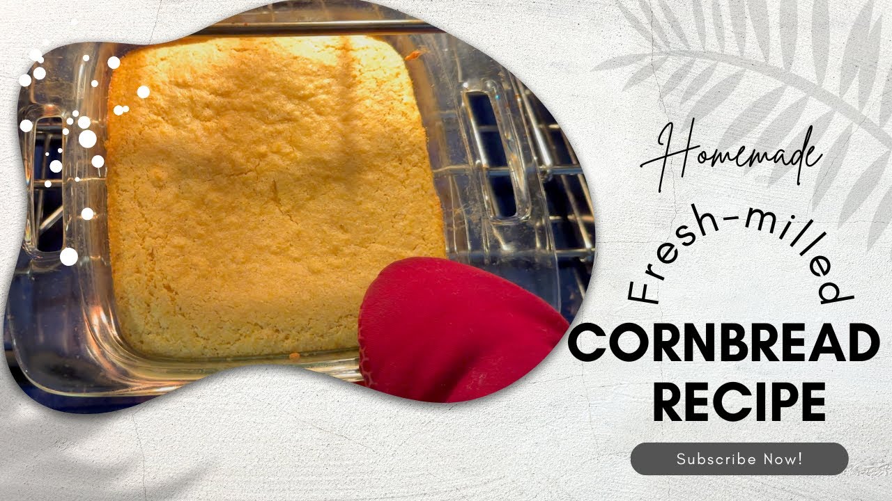 Fresh-Milled #cornbreadrecipe, SO GOOD! #cornbread #fromscratch # ...