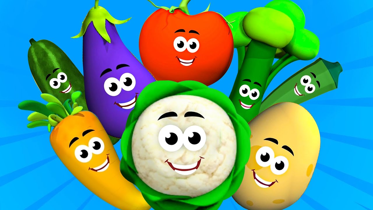 Ten Little Vegetables + More Learning Videos & Sing Along Songs for ...