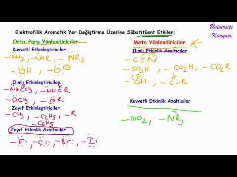 ORGANİK KİMYA |AROMATİK BİLEŞİKLER | YÖNLENDİRİCİ GRUPLAR