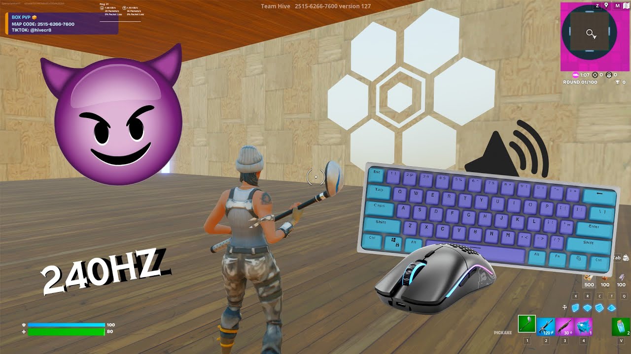 [1080p] Fortnite ASMR 😴 Box Fights 240 hz Gameplay - YouTube
