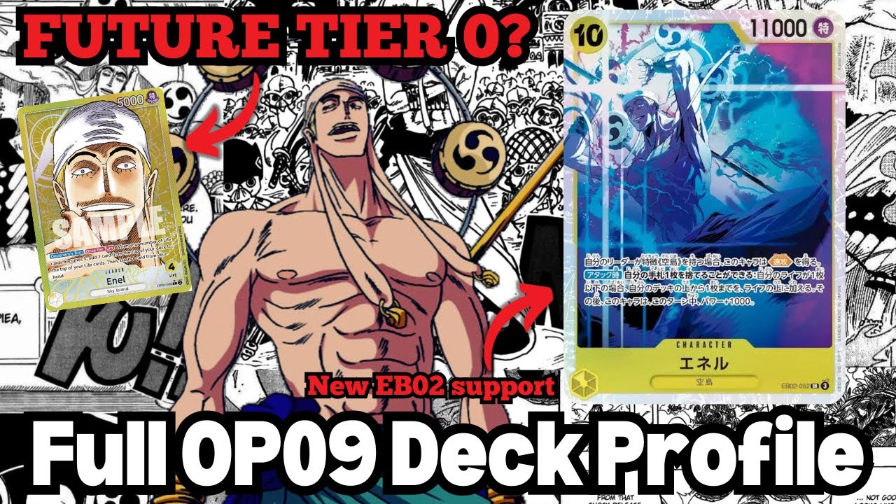 OP05 Enel Leader in OP09 Format + New EB02 Support Revealed! | One Piece TCG - YouTube