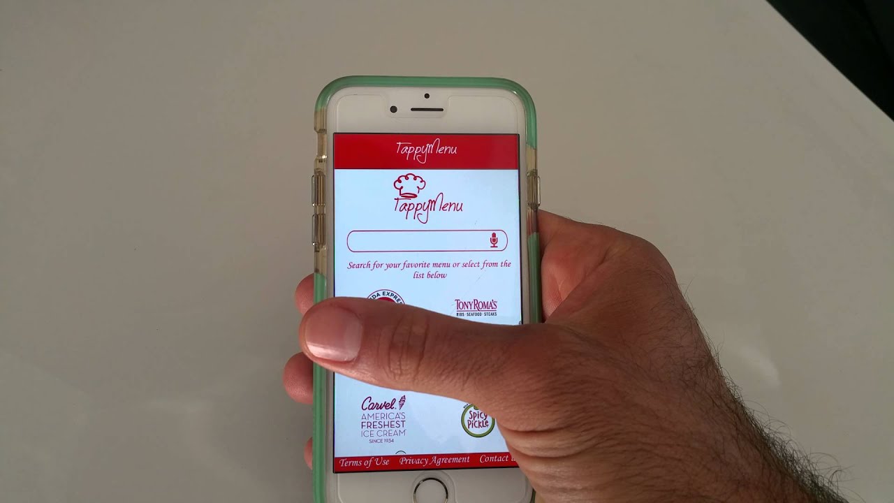 Tappy Menu iPhone Demonstration - YouTube