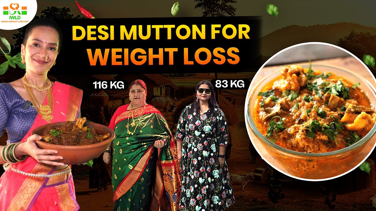 Desi Mutton Recipe for Weight Loss | Fat Loss Non Veg Recipes | Low ...
