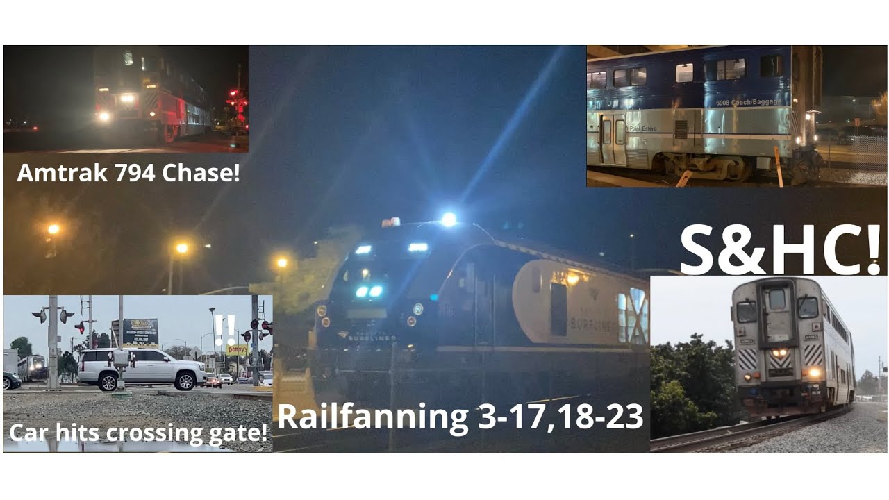 Railfanning 3-17,18-23 Feat: S&HC, Amtrak 794 Chase and more! - YouTube