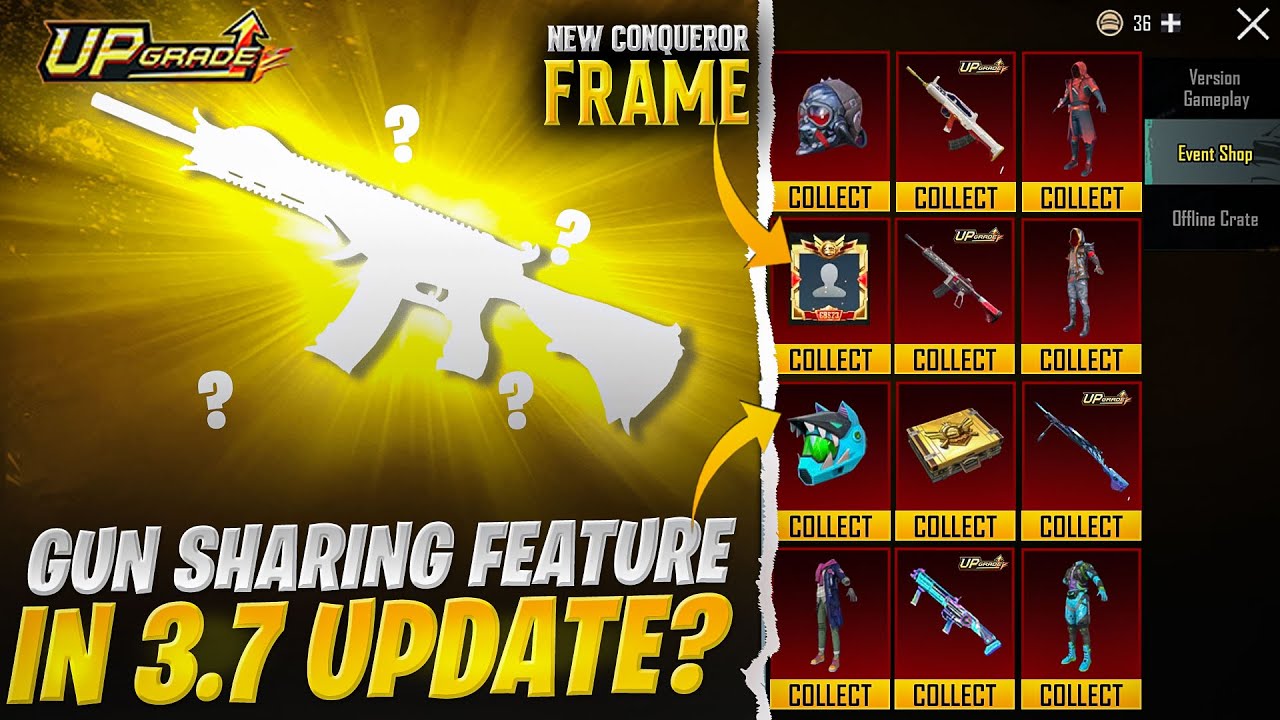 Share Upgrade Gun With Friends | 3.7 Update Best Feature | New ...