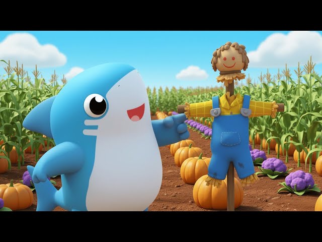 Let’s Dress the Scarecrow Sharkies! | Nursery Rhymes & Kids Songs ...