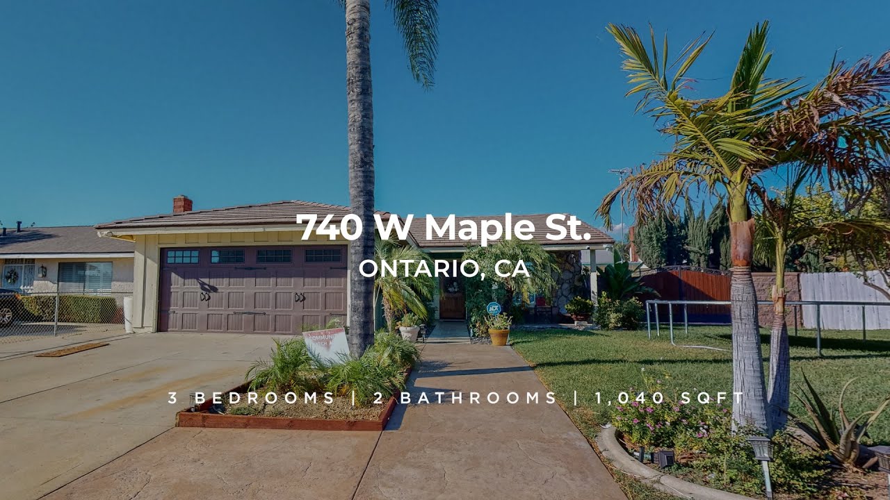 Home for Sale | 740 W Maple St, Ontario, CA 91762 - YouTube