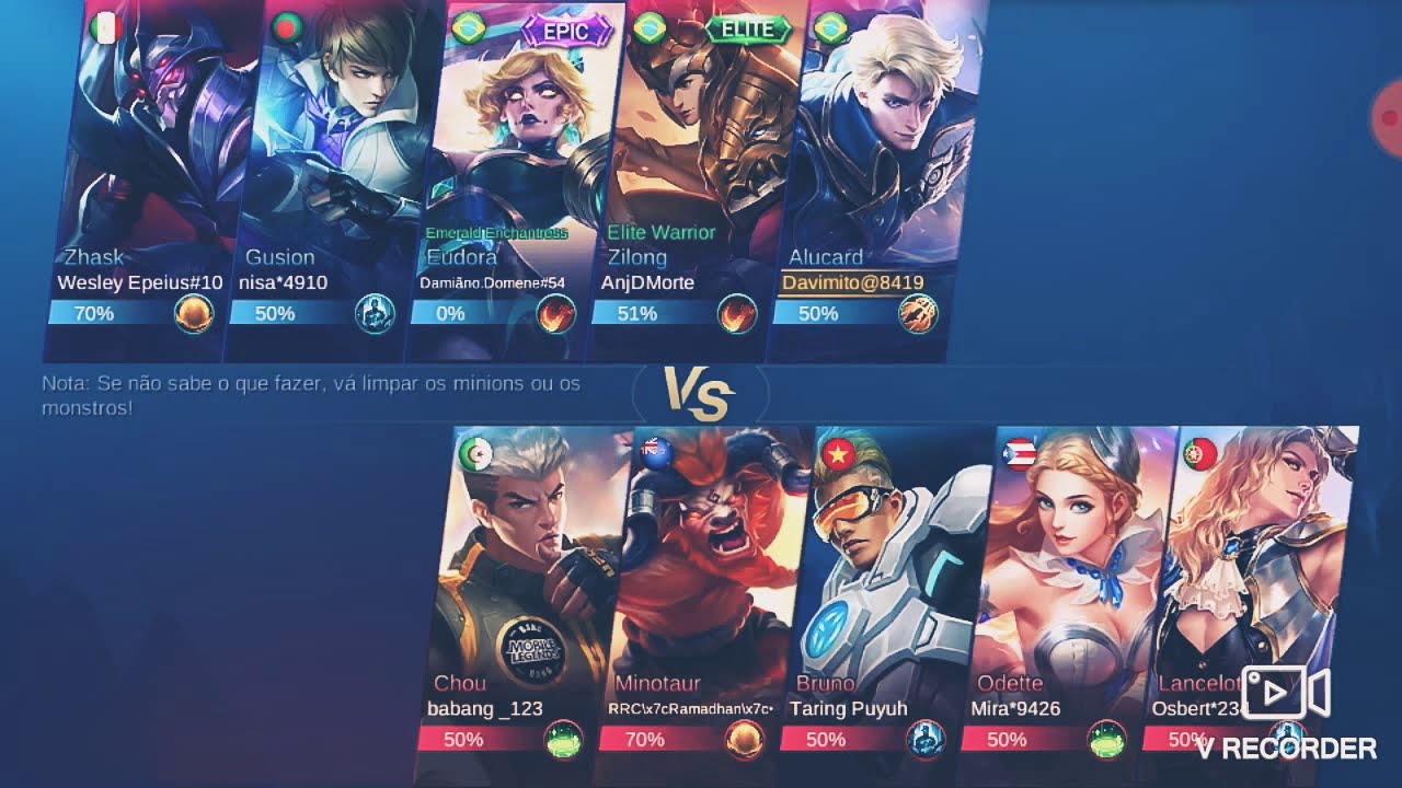 GAME PLAY DE MLBB PARTE 3 - YouTube