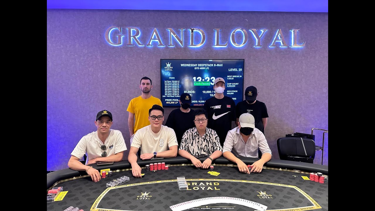 Grand Loyal Poker - Thursday Deepstack 8-MAX - Final Table - YouTube