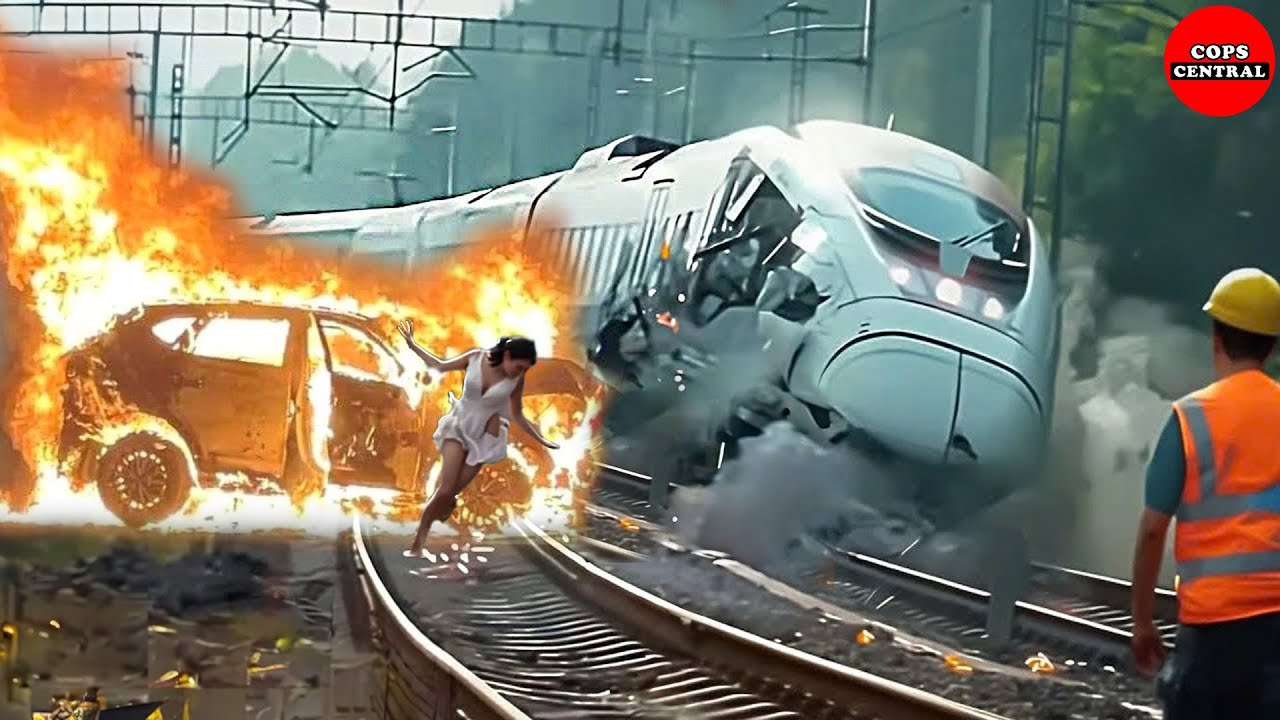 175 SHOCKING Train Crash Compilation Caught On Camera | Idiots In Cars | Best Of 2025 #14 - YouTube