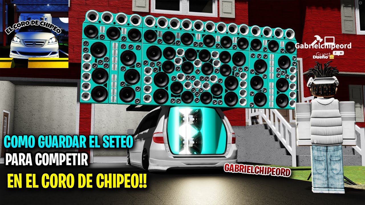 COMO GUARDA EL SETEO PARA COMPETIR EN EL CORO DE CHIPEO - YouTube