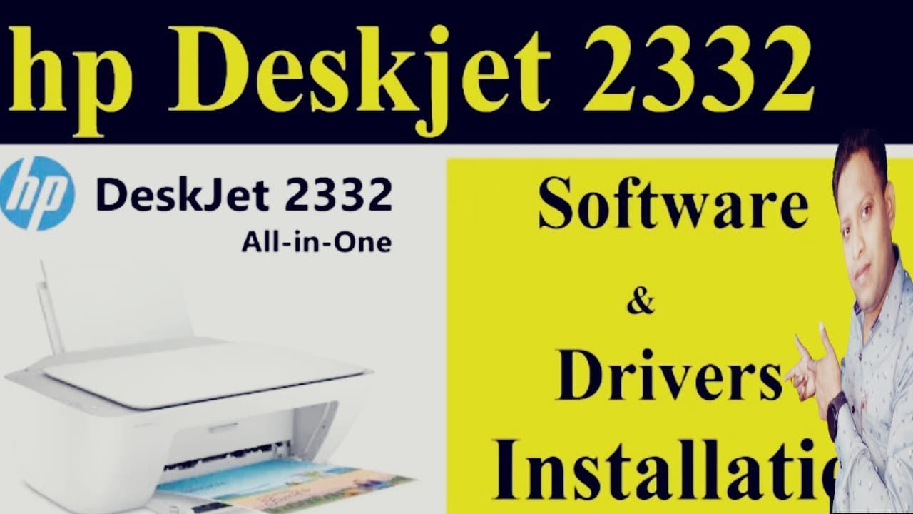 How to driver install hp2332 inkjet all-in-one Printer II HP printer ...