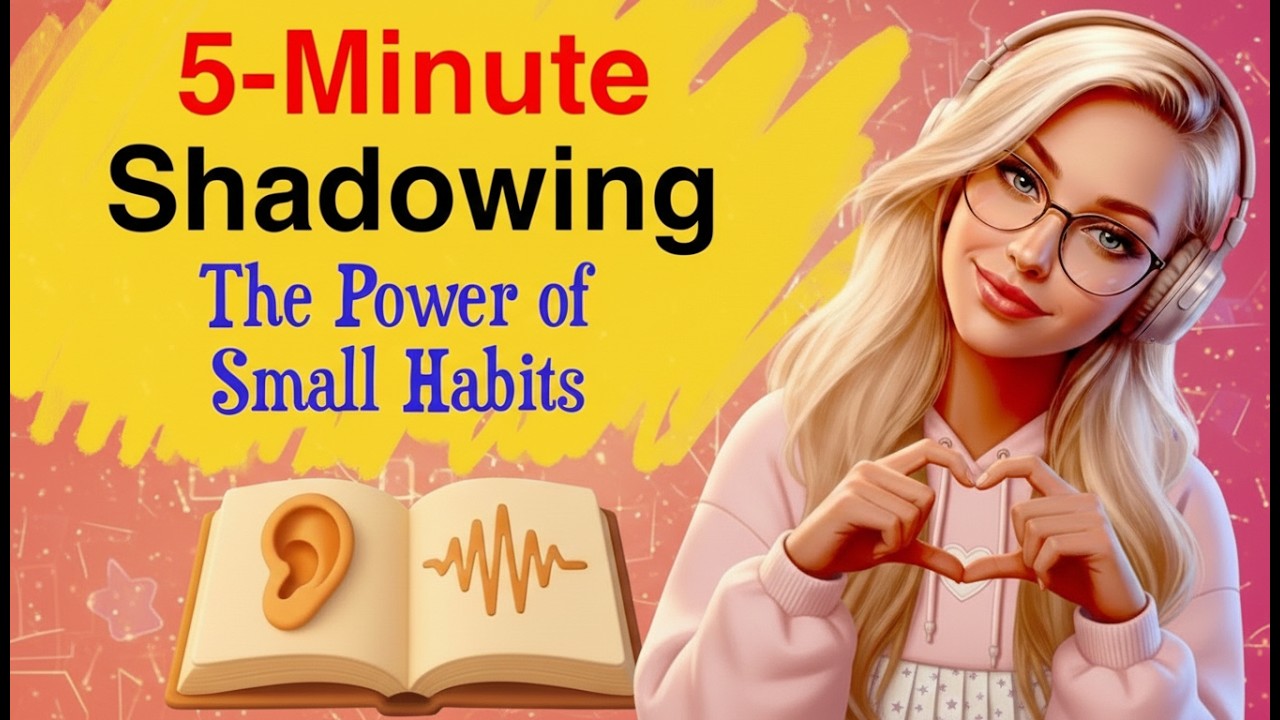 5 Minutes Shadowing Practice | Learn English with Podcast | Slow Easy ...