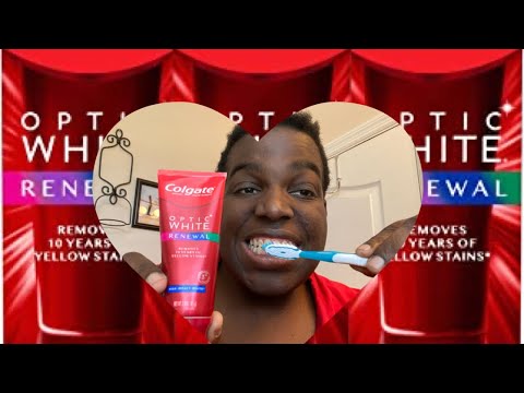 Trying new toothpaste tutorial - YouTube