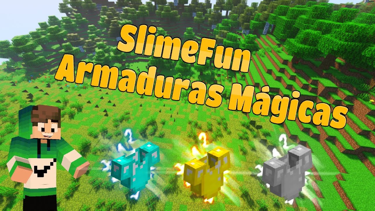 SlimeFun Armaduras Mágicas Minecraft 1.17 - 1.21 - YouTube