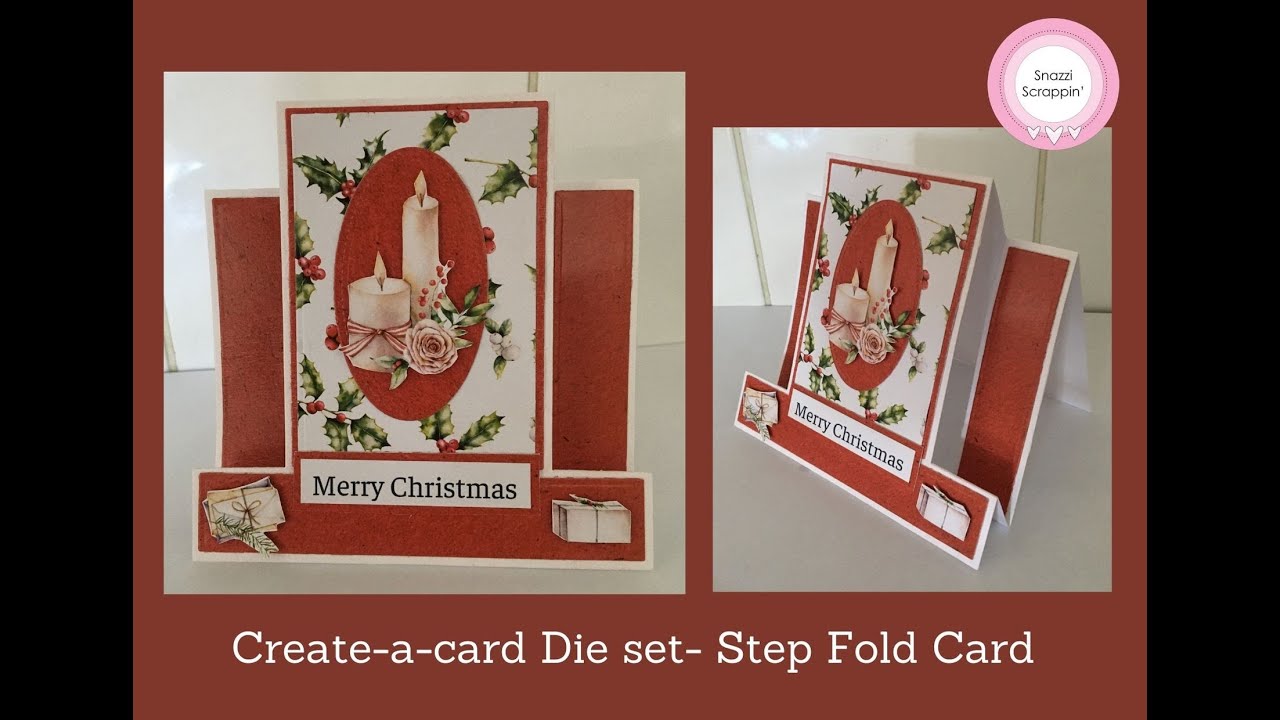 Create-a-Card Step Fold Card Tutorial - YouTube