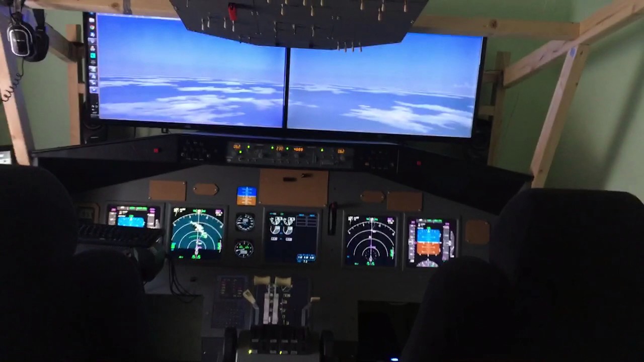 737 Home cockpit - YouTube