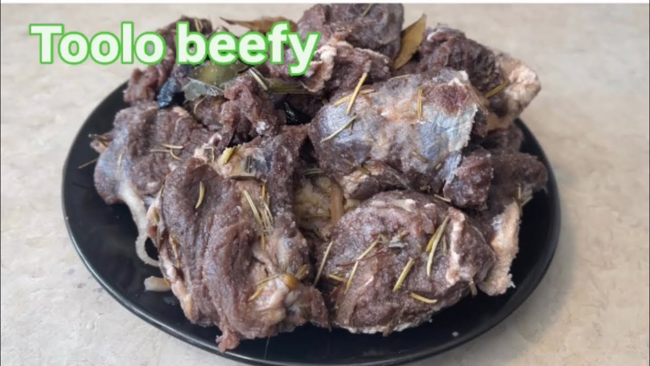 How To Make Authentic Ghanaian Toolo Beefy | Cured Beef | (SALTED BEEF ...