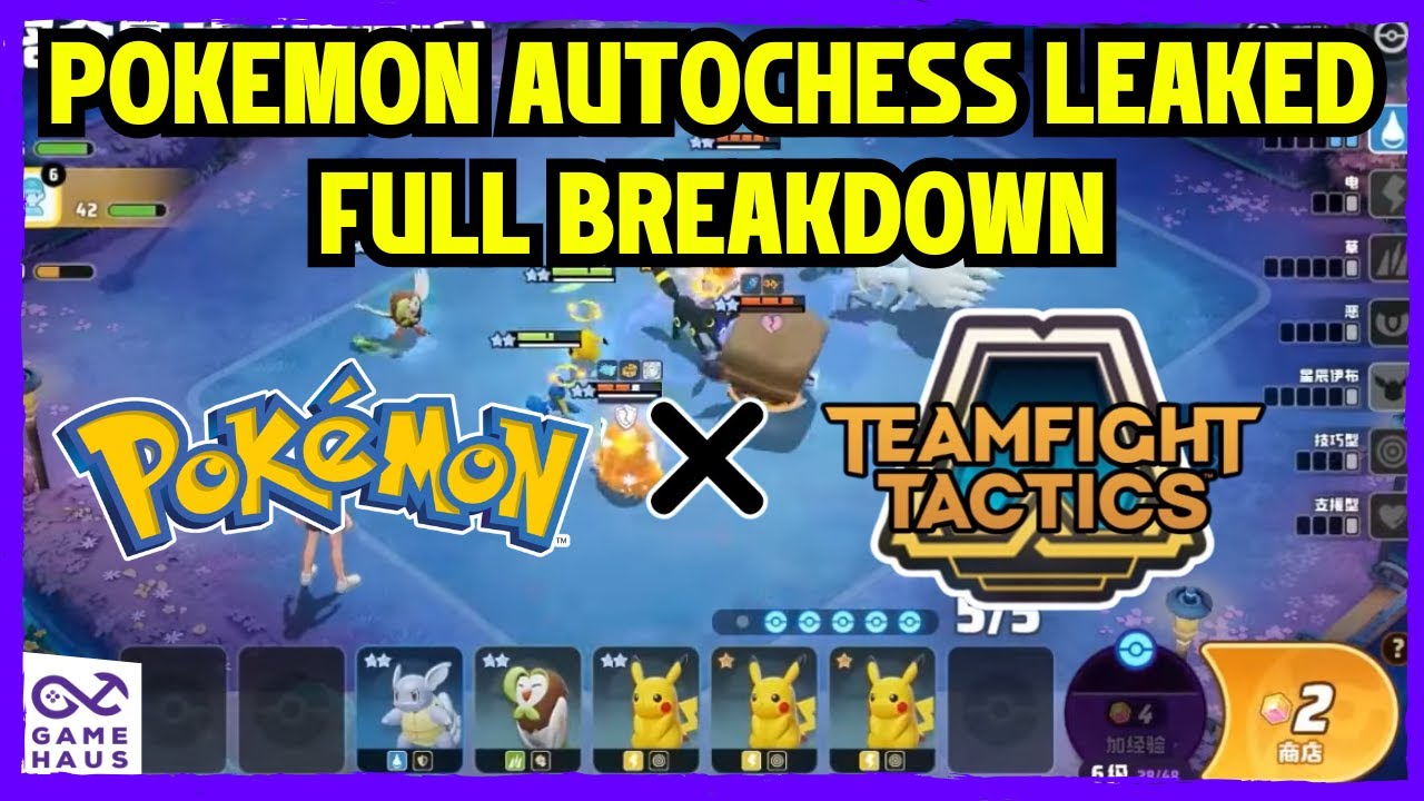 Pokemon Autochess/TFT Leaked | Full Tutorial Breakdown | Will it ...