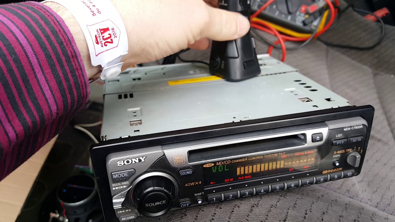 Essai autoradio minidisc dans BX Ambulance ! - YouTube