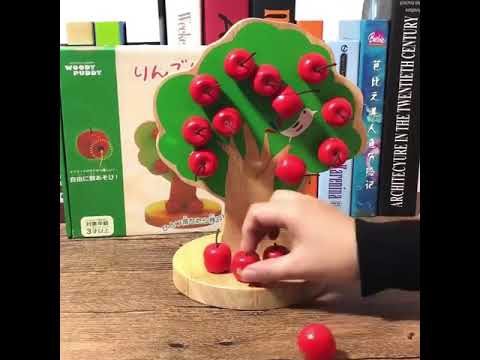 Wooden Apple Tree Toy - YouTube