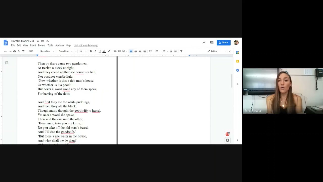 "Get Up and Bar the Door" Explained - YouTube