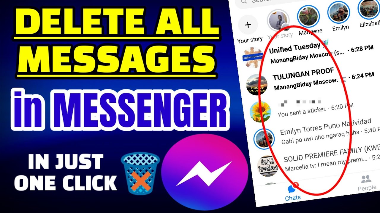 How To Delete All Messages In Messenger In Just One Click (Tutorial ...