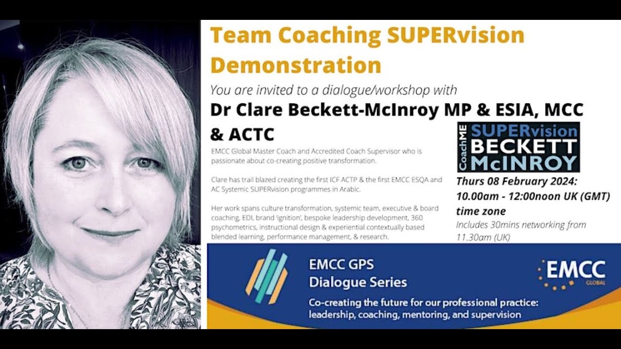 Dr Clare Beckett McInroy - Team Coaching SUPERvision Demonstration ...