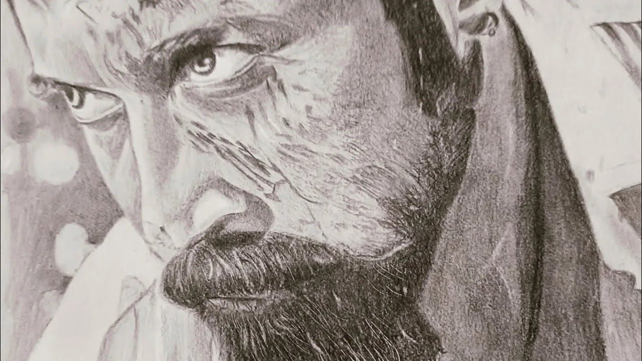 Rolex | Sketch | Vikram 2 | Suriya ka Sketch | How to make portrait of ...