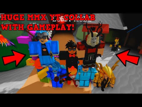 CRAZY MMX GAMEPLAY W/ NO_DATA & BLIZMID & MORE! (ROBLOX MURDER MYSTERY X) *HUGE YOUTUBER COLLAB!*