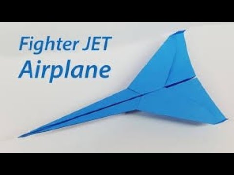 How to make a paper jet plane ️ | DIY homemade paper plane 😎 || How to ...