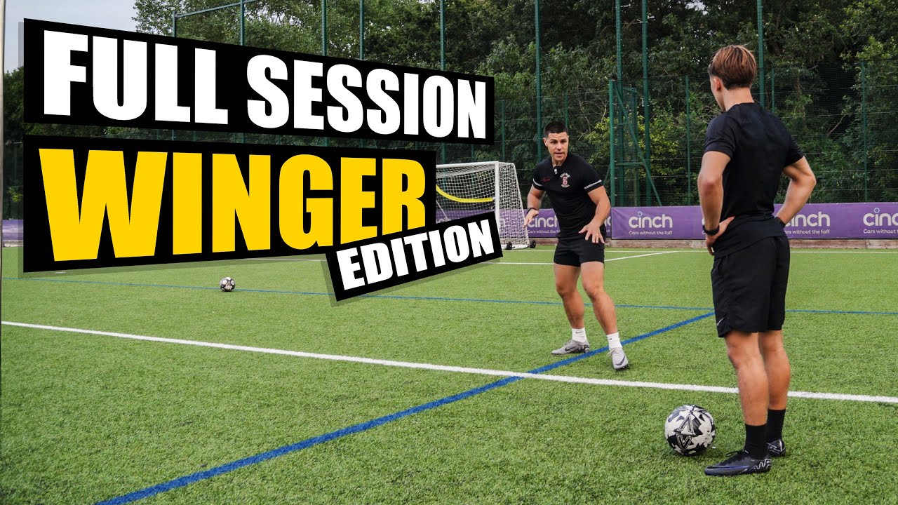 Full Winger Training Session | Match Specific Drills - YouTube