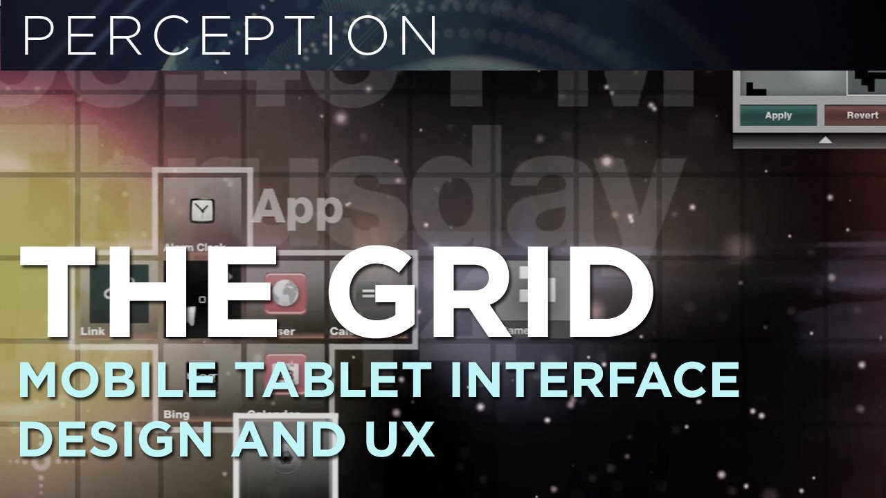 The Grid UI design and OS conceptualization. - YouTube