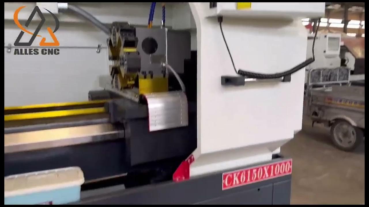 CK6150X1000 CNC Lathe Packaging - YouTube