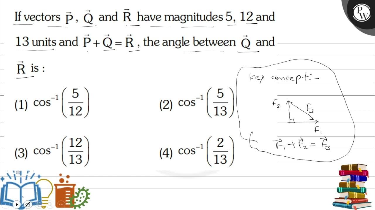 If vectors \( \overrightarrow{\mathrm{P}}, \overrightarrow{\mathrm{... - YouTube